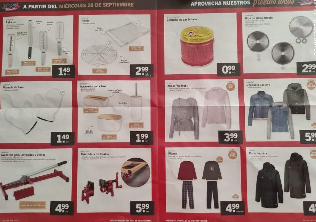 Factori Lidl ¿Conoces el Outlet de Lidl? - Madrid4u